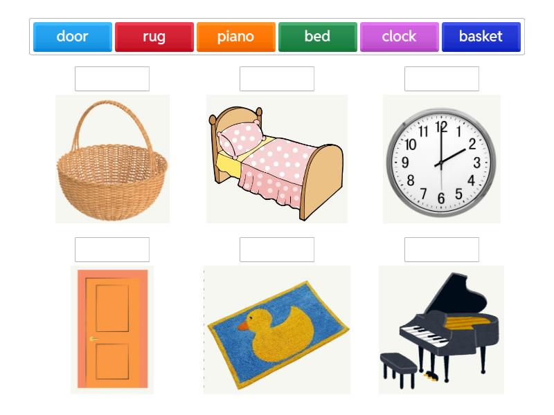 GRADE 1: VOCABULARY WORDS - Match up