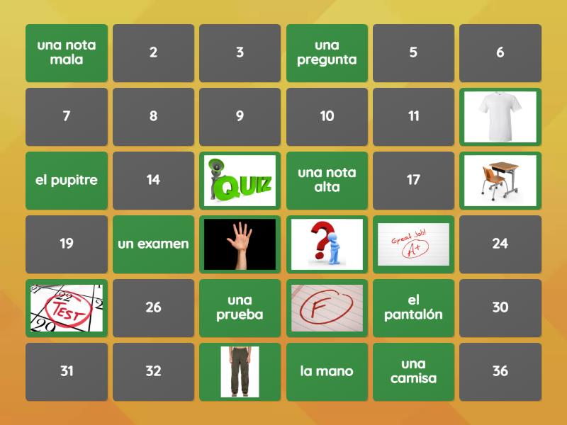 Asi Se Dice Chapter 3, vocabulario - Matching pairs