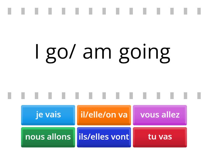 Aller - present - Find the match