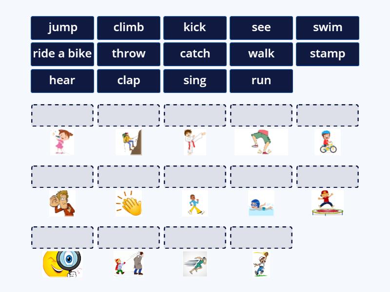 Action verbs IV - Match up