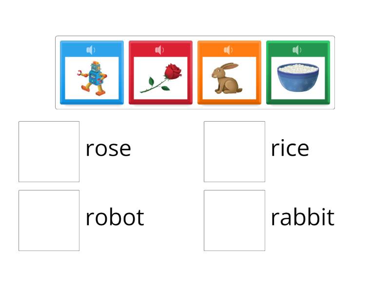 Oxford Phonics Letter Rr - Match up