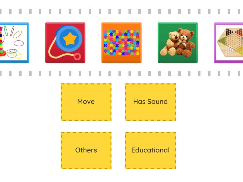 Toys (Grade 1) - Speed sorting
