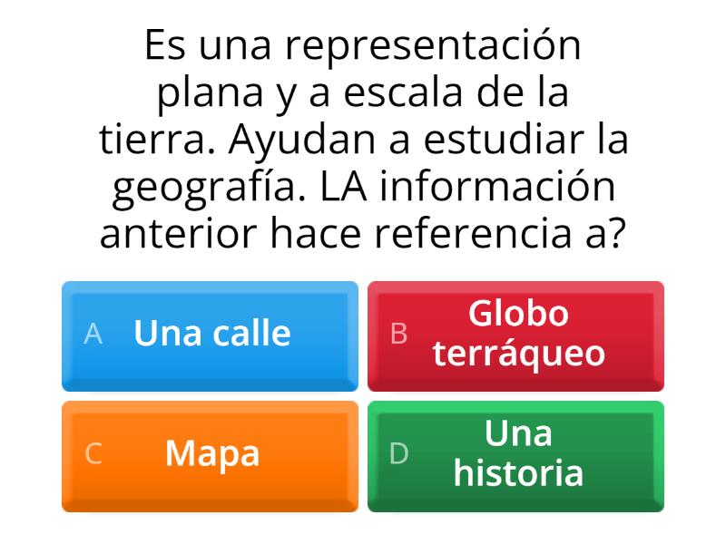 Los Mapas - Quiz