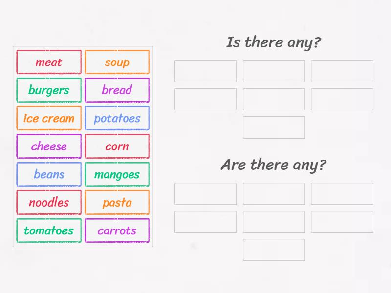 U2_Countable/uncountable_Is there any/ Are there any - Group sort