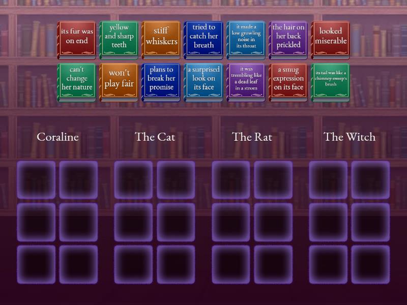 Coraline. Chapter 10. Part 3 - Group sort