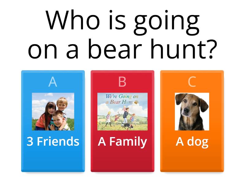 Going on a Bear Hunt Comprehension - Quiz