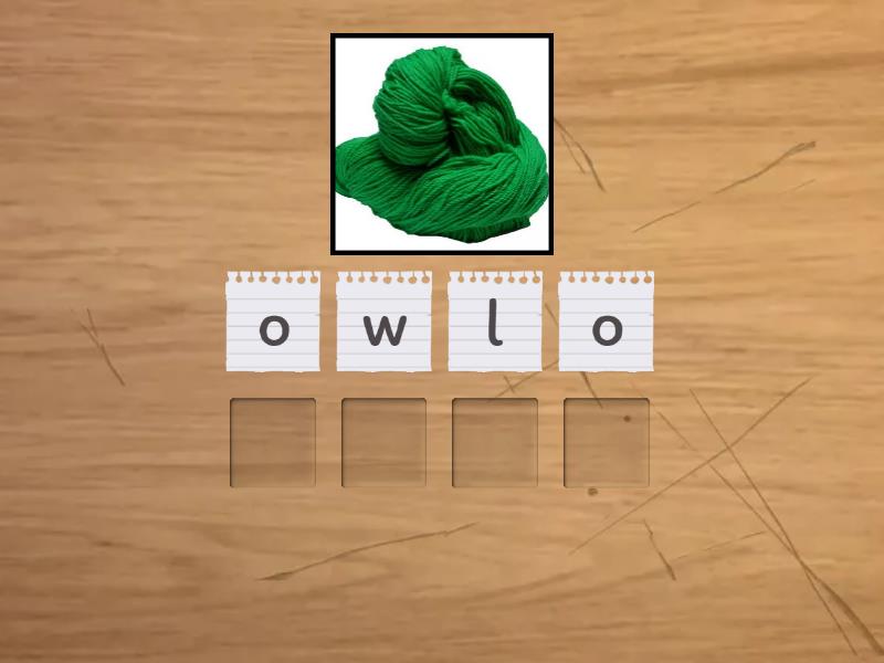 PU3: U2, U3, U4, U5 words review - Anagram