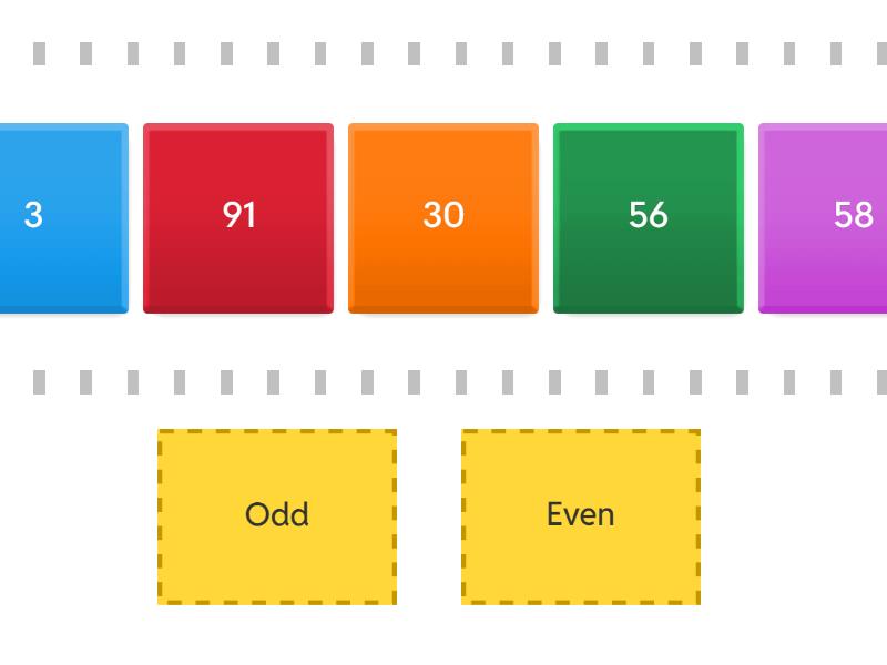 Odd or Even Sorting Game - Speed sorting