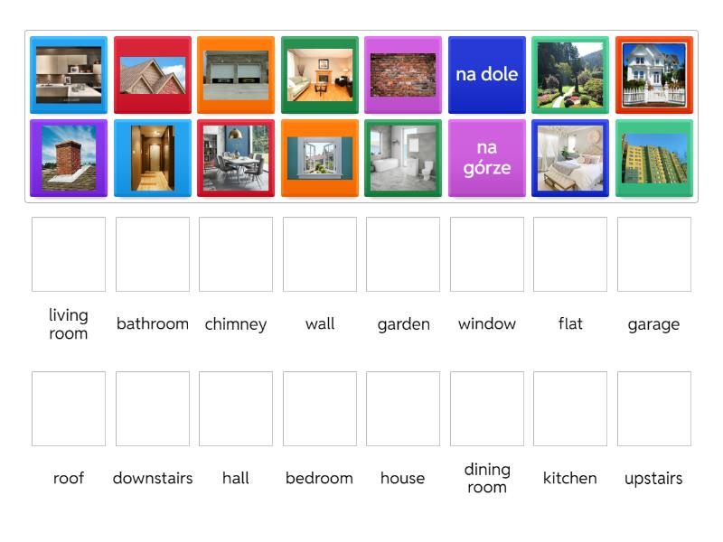 GMF 2 Unit 7 My house - Match up