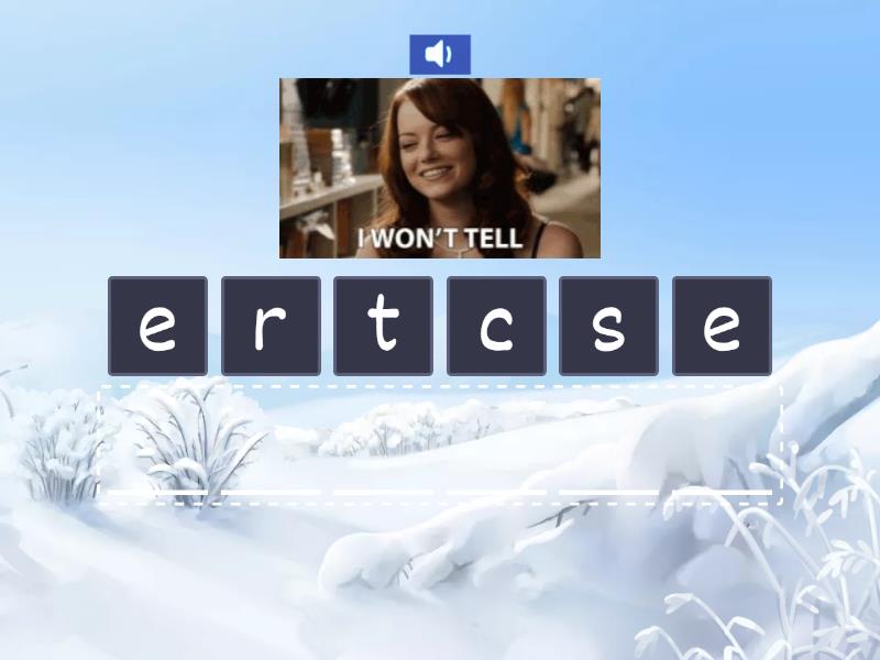 GE 4A - Unit 7 - Vocabulary - Anagram