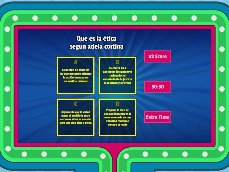 Filosofía Adela Cortina - Gameshow quiz