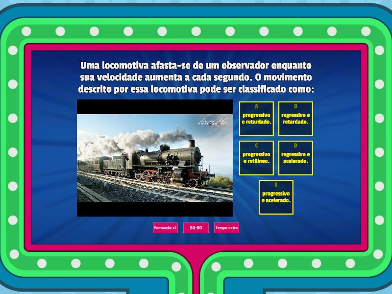 Cinemática Escalar 2025 - Telequiz