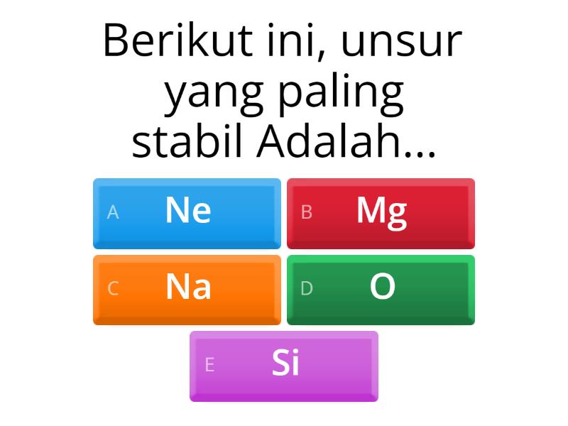 KUIS IKATAN KIMIA - Quiz