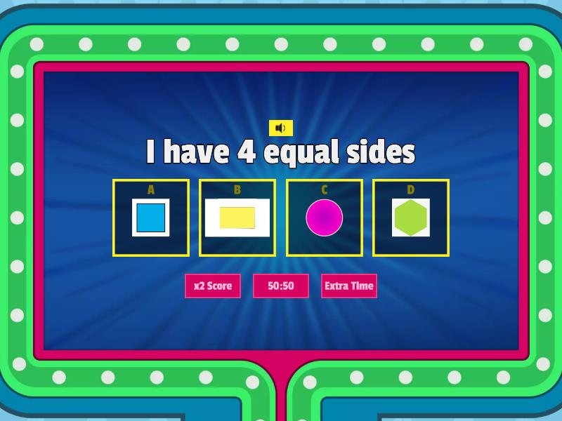 2D Shape Clue Games - Gameshow quiz