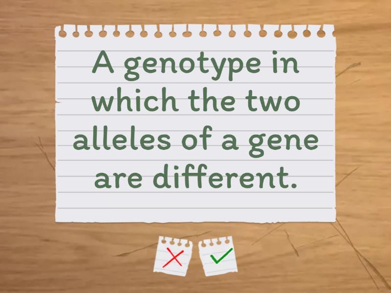 Heredity and Genetics - Flash cards