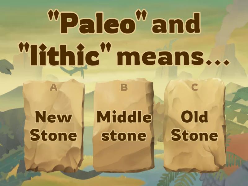 Paleolithic vs Neolithic Era - Quiz