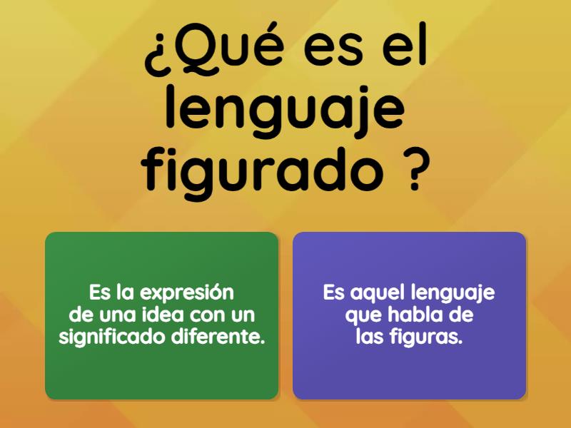 Examen Lenguaje figurado - Quiz