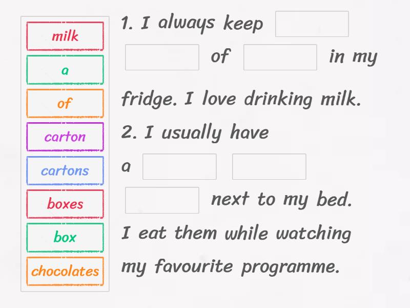 ACPB-B11-FoodContainers2 - Complete the sentence