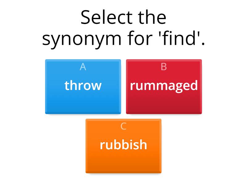 Synonym - Quiz