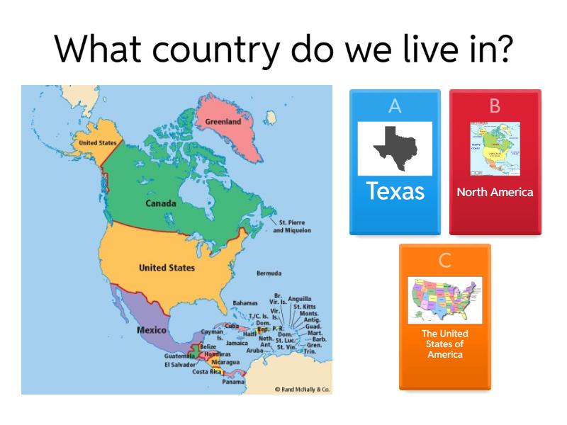 USA and Tx places of significance - Quiz