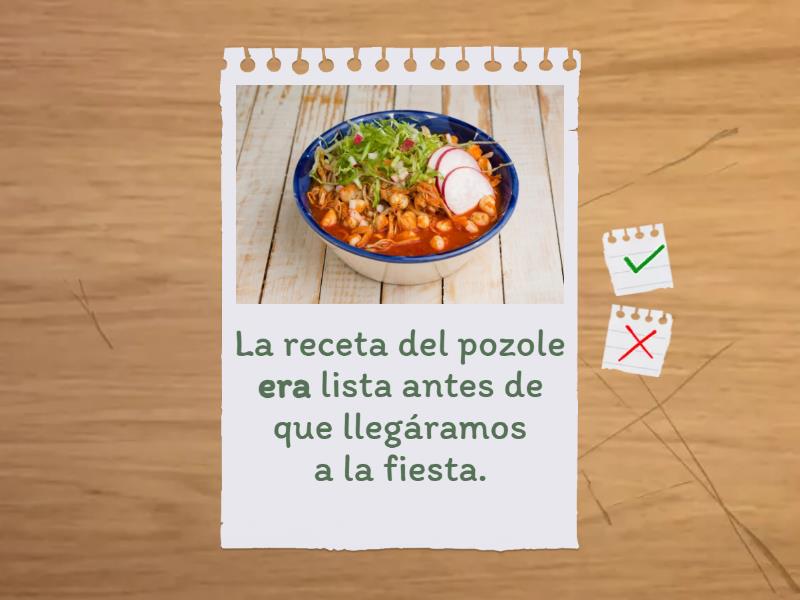 Corrige las oraciones - Flash cards