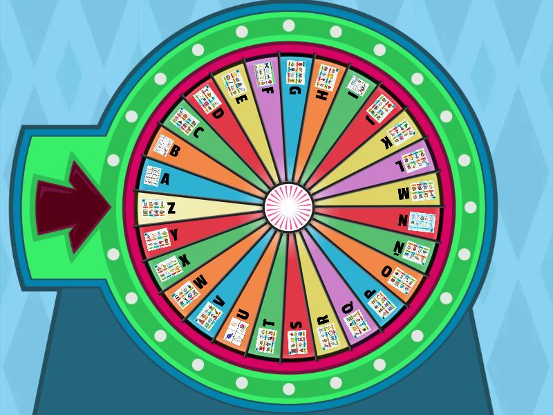 Letras a girar - Spin the wheel