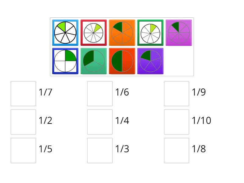 Murtoluvut - yhdistä parit - Match up