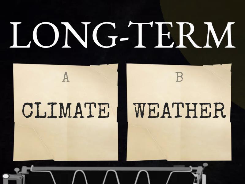 WEATHER VS. CLIMATE - Quiz