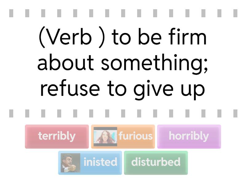 U3 W3 Vocabulary- Little House on the Prairie - Find the match