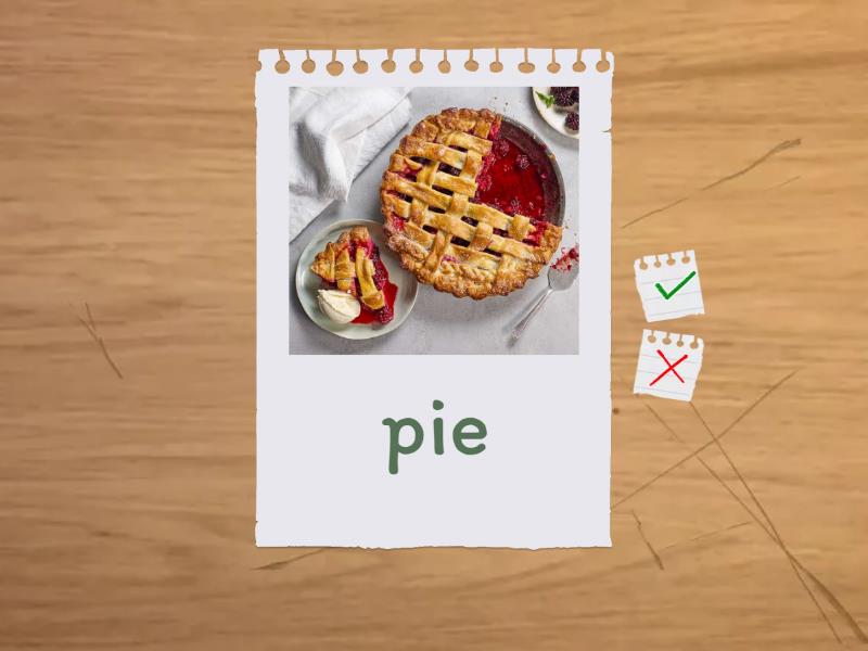 Words Food and drinks - Flash cards