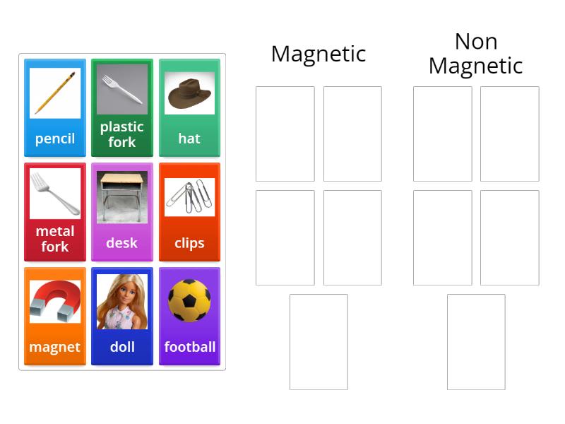 Magnetic and Non Magnetic Materials - Group sort
