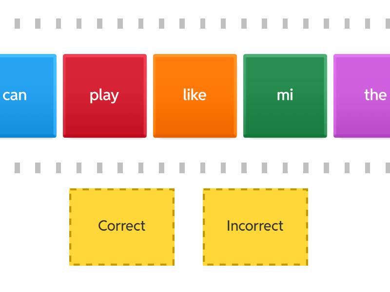 High Frequency Words - Set 1 - Clasificación rápida