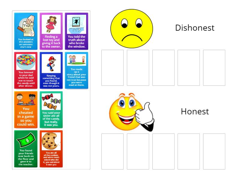 Honesty - Group sort