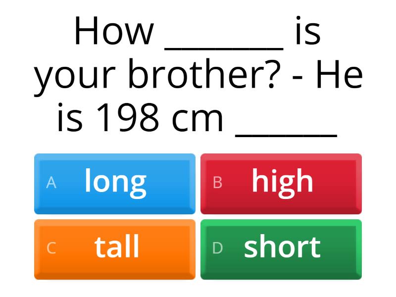 GG2 4.5 How + adjectives - Quiz