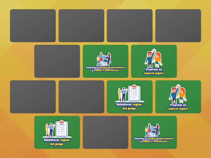 Elementos para trabajar de manera colaborativa - Parejas Elementos para trabajar de manera colaborativa - Parejas