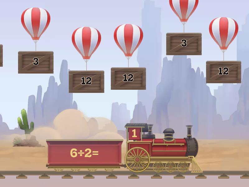 Division Game - Balloon pop