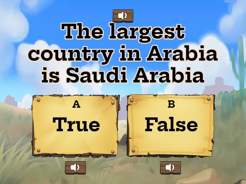 The Arabian Peninsula - Quiz