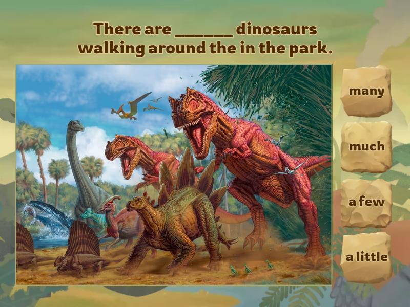 Quantifiers Quiz: Dino Edition - Test