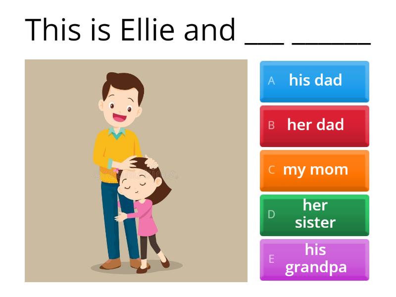 possessive pronouns his/her/my - اختبار تنافسي