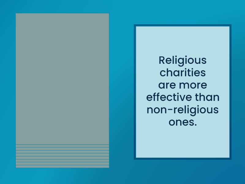 Roadmap B2+ unit 2B charities debates - Speaking cards