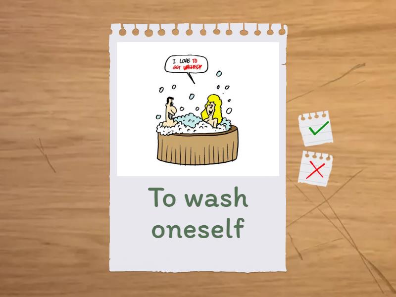 Les verbes pronominaux - Flash cards