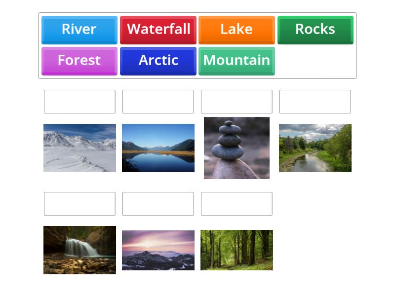 Landforms - Match up