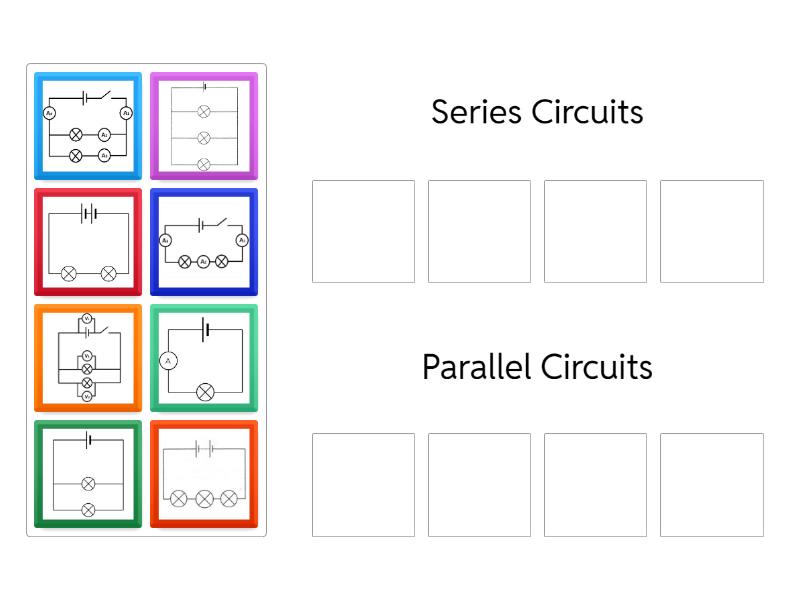 Identifying Parallel and Series Circuits - Group sort