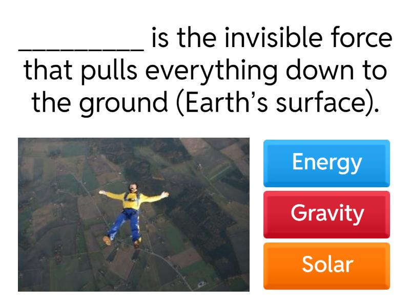 Gravity Practice - Quiz