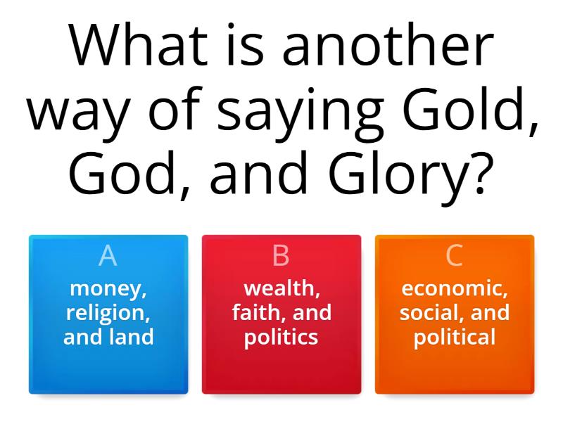 Exploration & Colonization - Quiz