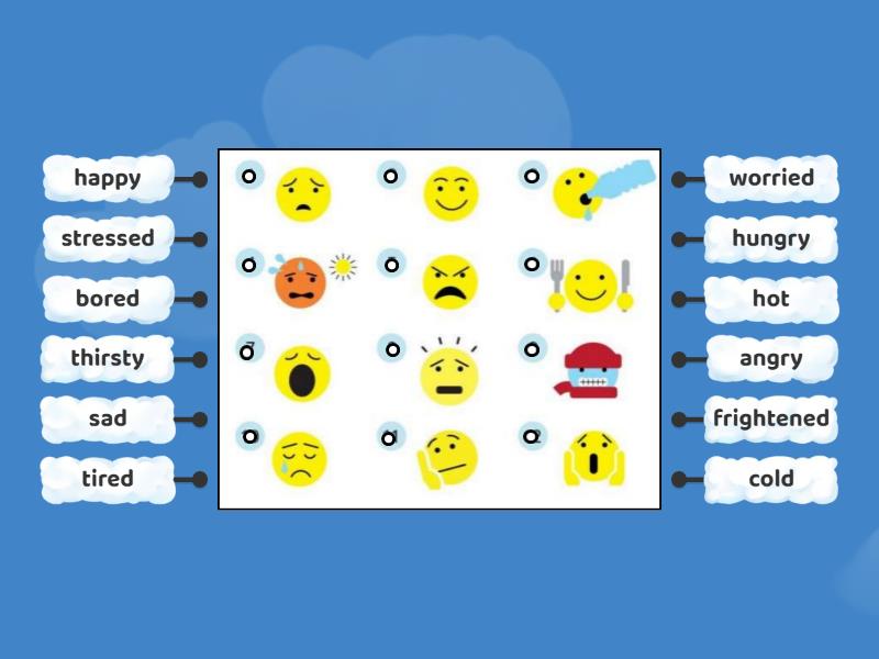 Unit 2C (Feelings) - Labelled diagram