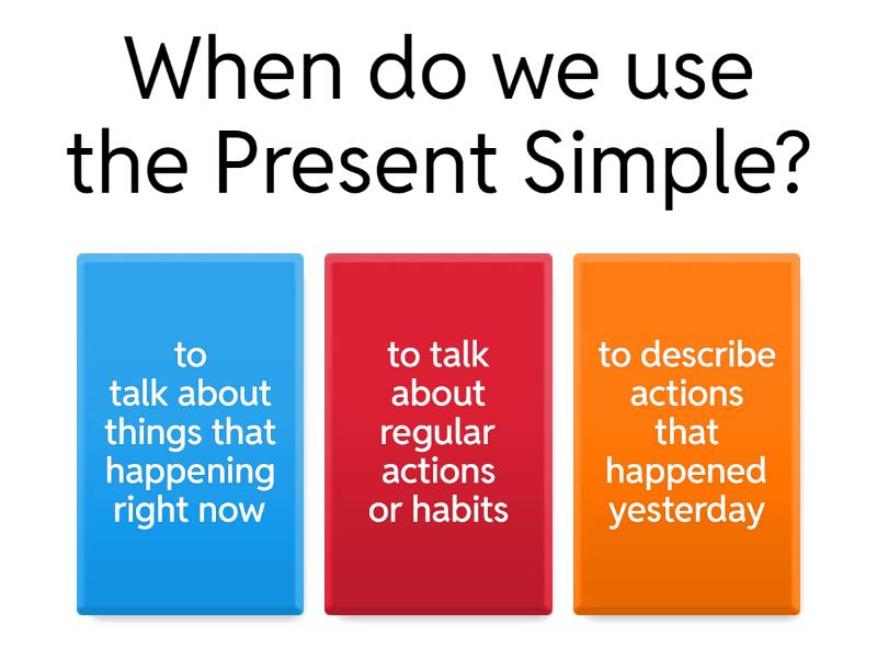 Present Simple VS Past Simple - Quiz