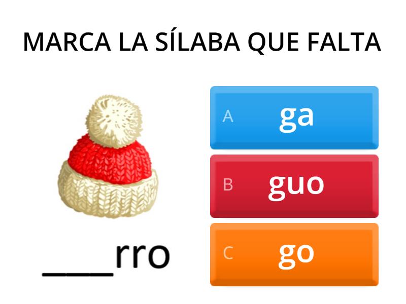 LETRA G SUAVE - Quiz