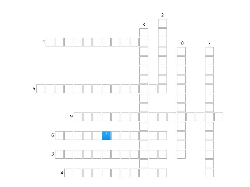 MODAL VERBS 3 - Crossword