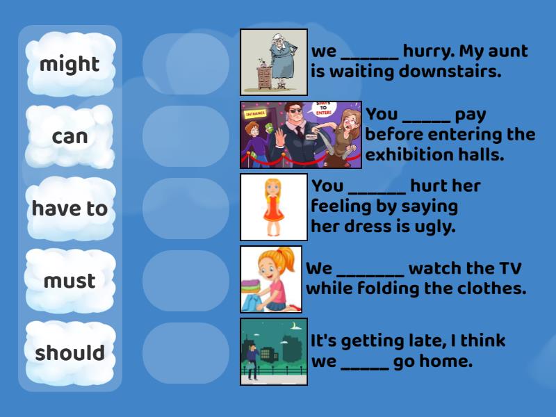 MODAL VERB - Match up